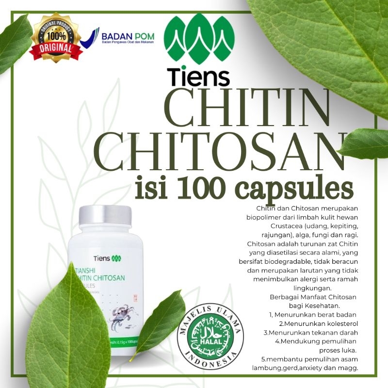 Jual TIENS | CHITIN CHITOSAN CAPSULES | Obat Alami Membantu Mengatasi ...