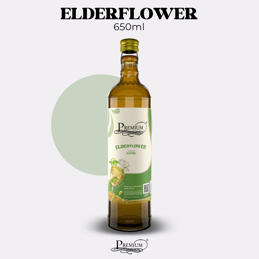 Jual Premium Syrup - Elderflower 650ml (Minuman Sirup untuk HORECA ...