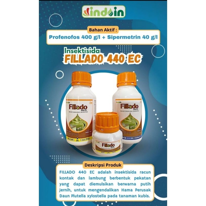 Jual Insektisida Fillado 440 EC Profenos 400 g/l + Sipermetrin 40 g/l | Shopee Indonesia