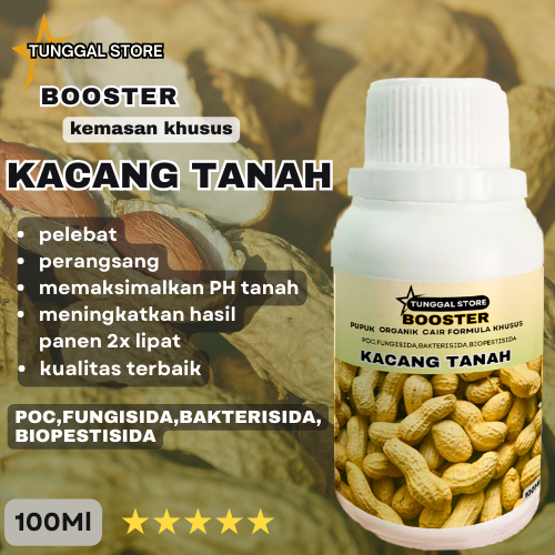 Jual Pupuk Organik Cair Tanaman Kacang Tanah, Booster Pelebat dan Perangsang Kacang Tanah 100ml ...