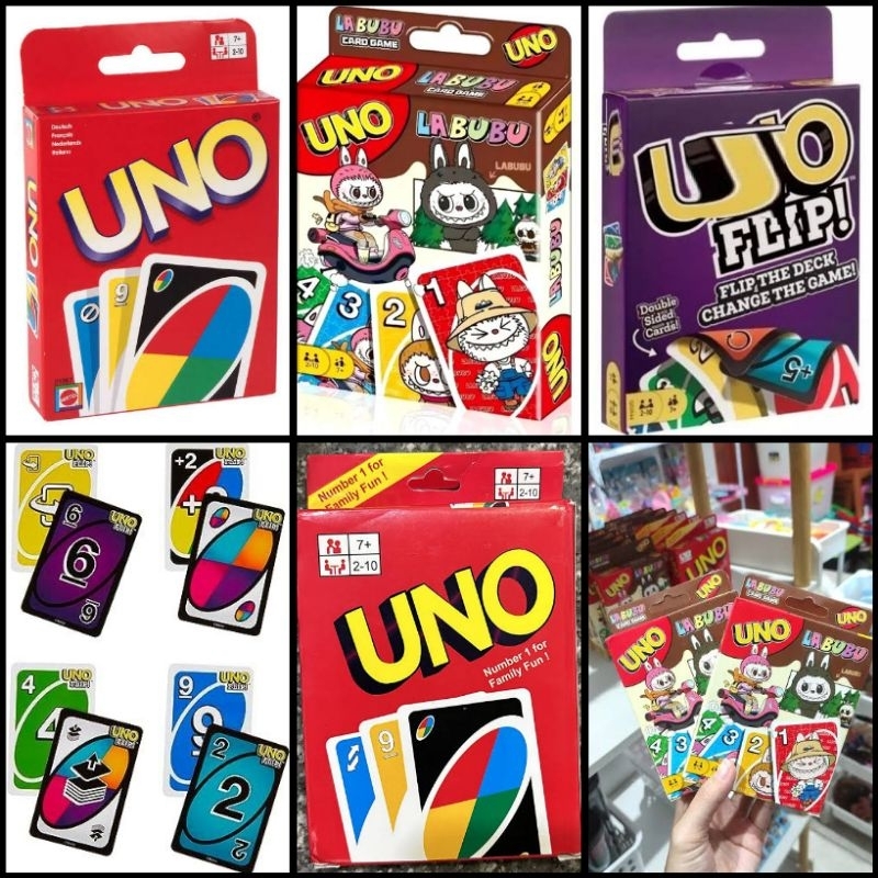 Jual Permainan Kartu Un0 kartu Hitung Kartu Angka Labubu Un0 Flip kartu ...