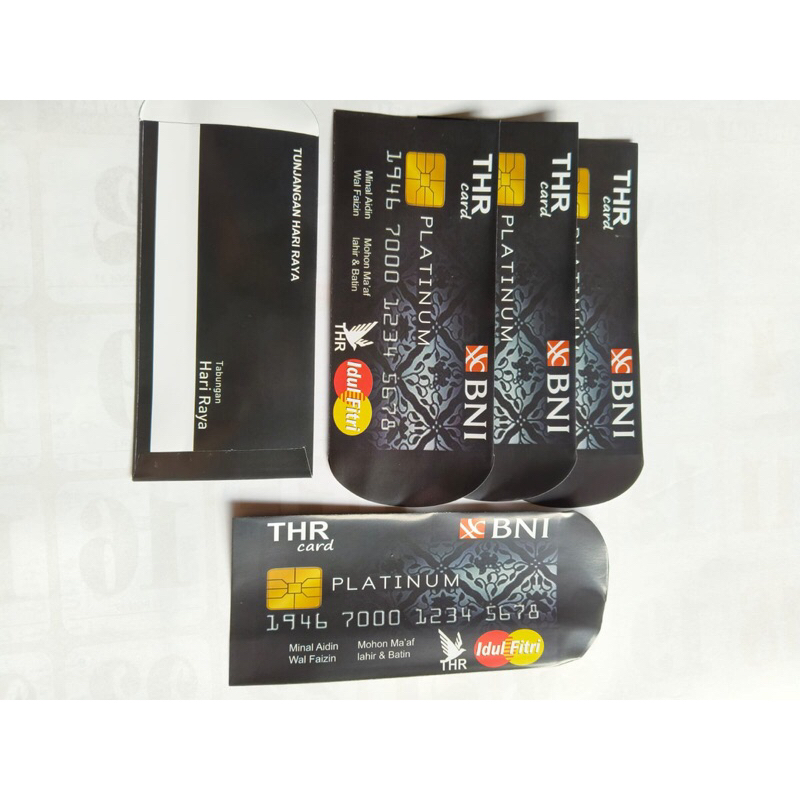 Jual Amplop/ampau atm ukuran L(uang tidak di lipat) 1 paket isi 10pcs ...