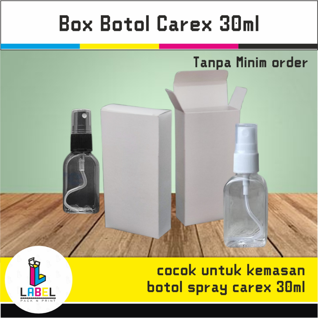 Jual Box / Dus Kemasan Botol Spray Carex 30ml POLOS | Shopee Indonesia