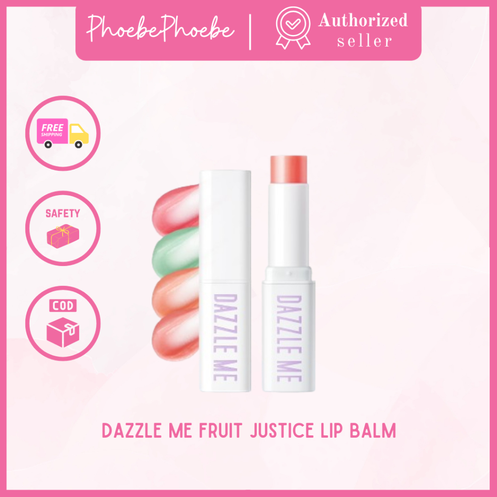 Jual [New Launch] DAZZLE ME Fruit Justice Lip Balm | Moisturizing ...