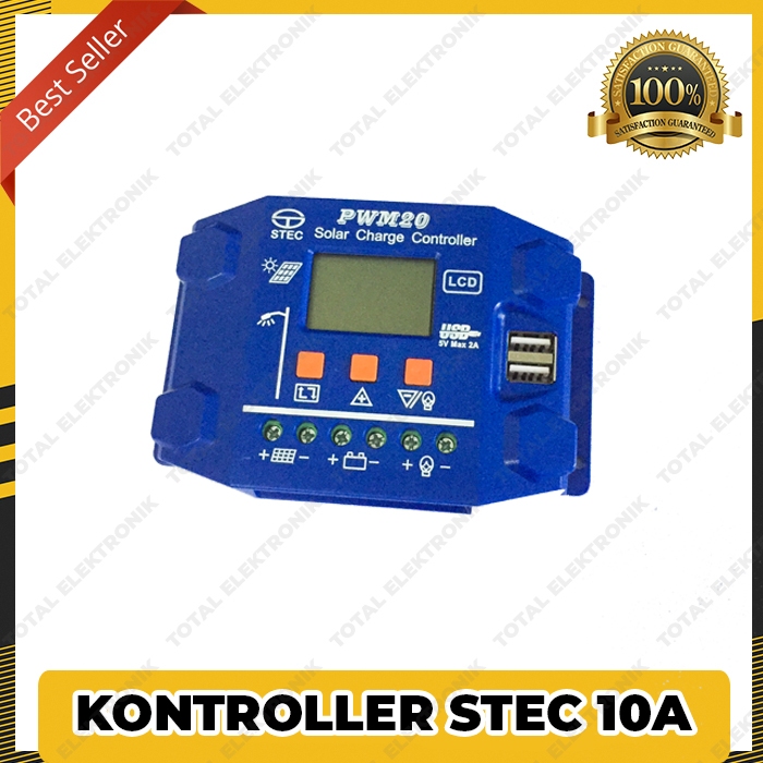 Jual KONTROLLER SURYA STEC 12/24V 10A AUTO | Shopee Indonesia
