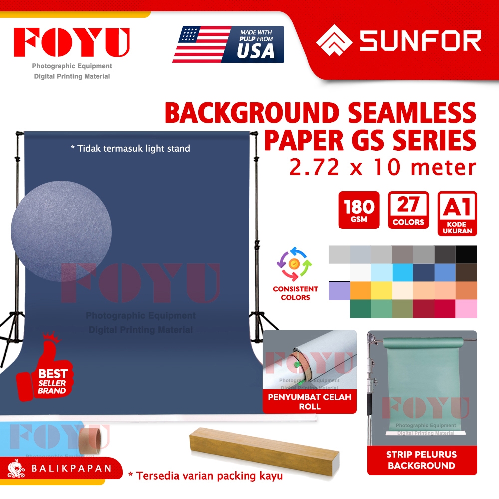 Jual Background Backdrop Layar Screen Self Studio Foto Video Paper ...