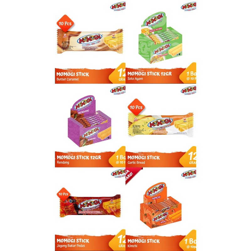 Jual BARU MOMOGI GARLIC BREAD & Butter caramel SOTO AYAM & berbagai ...