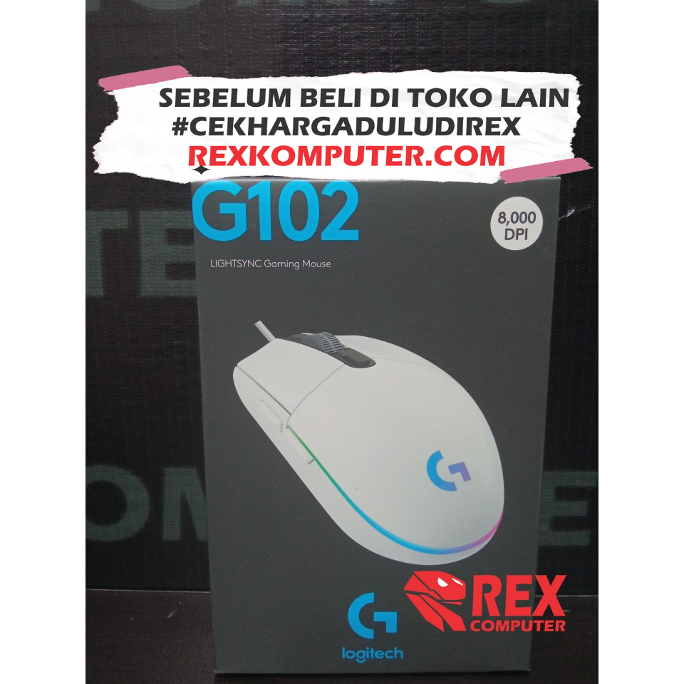 Jual MOUSE LOGITECH G102 V2 LIGHTSYNC | Shopee Indonesia