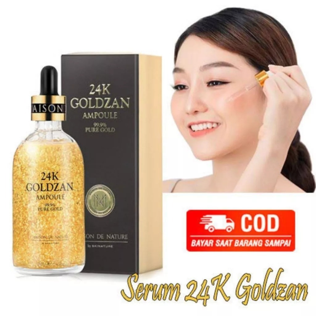 Jual Serum Glowing Wajah 24k Pure Gold Pencerah Wajah Original Serum ...