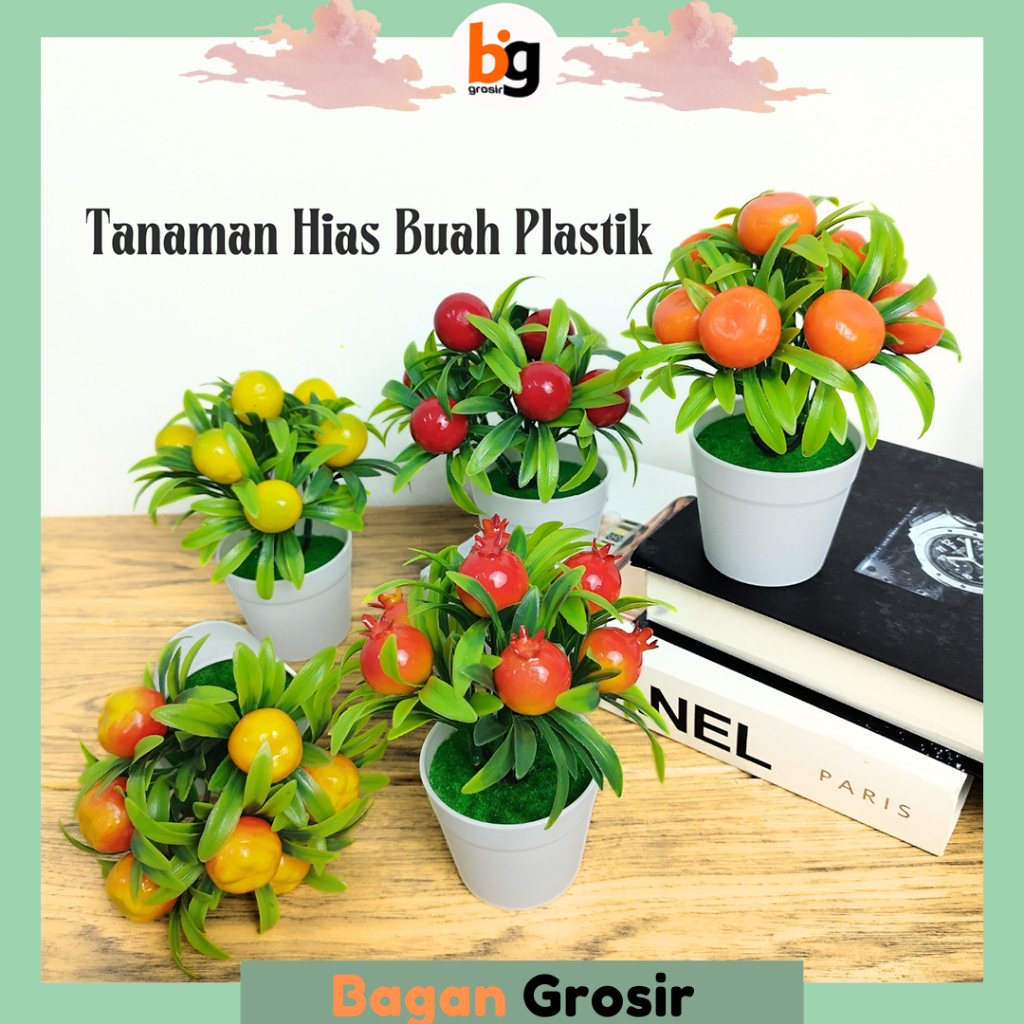 Jual BG Pot Bunga Hias Dekorasi Rumah Artificial Tanaman Hias Plastik ...