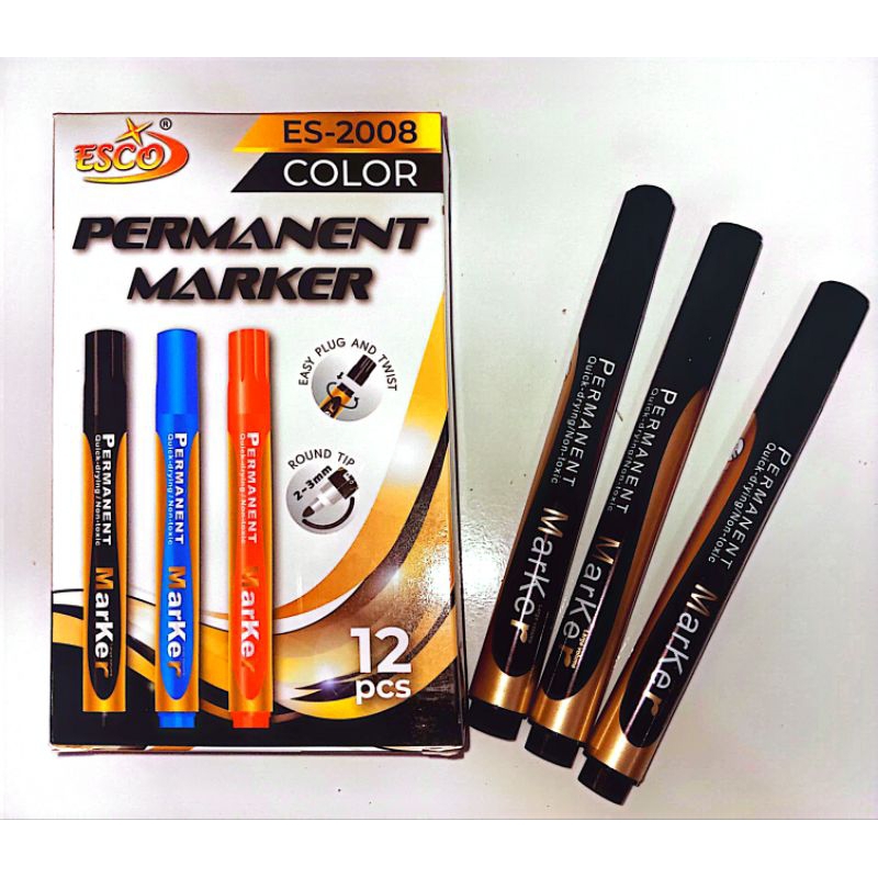 Jual Spidol Permanent Besar / Sepidol Permanen Hitam Murah per 1pcs ...