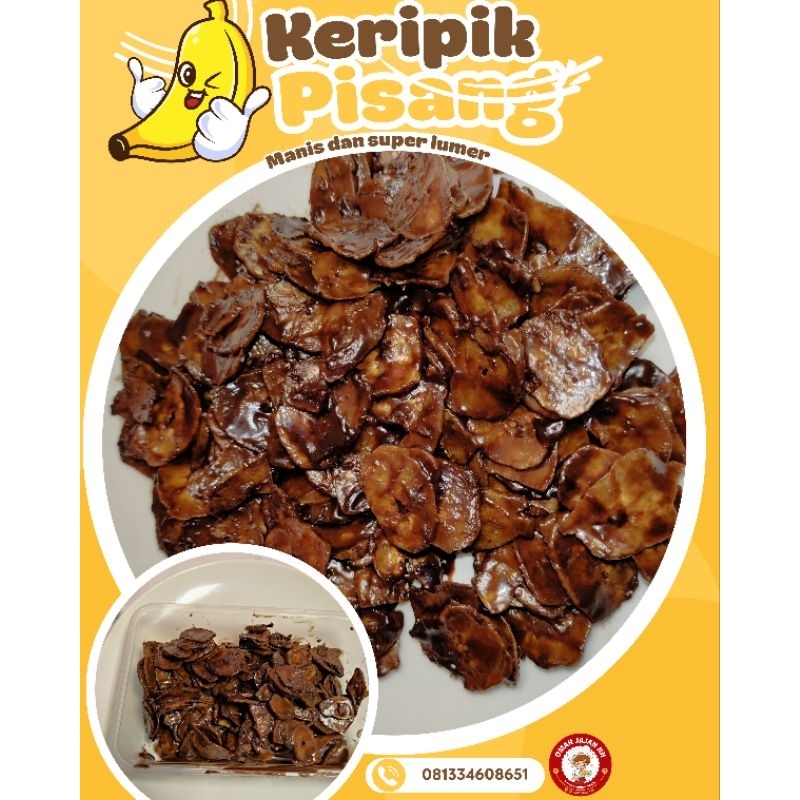 Jual Keripik pisang lumer | kripik pisang | keripik pisang coklat lumer ...
