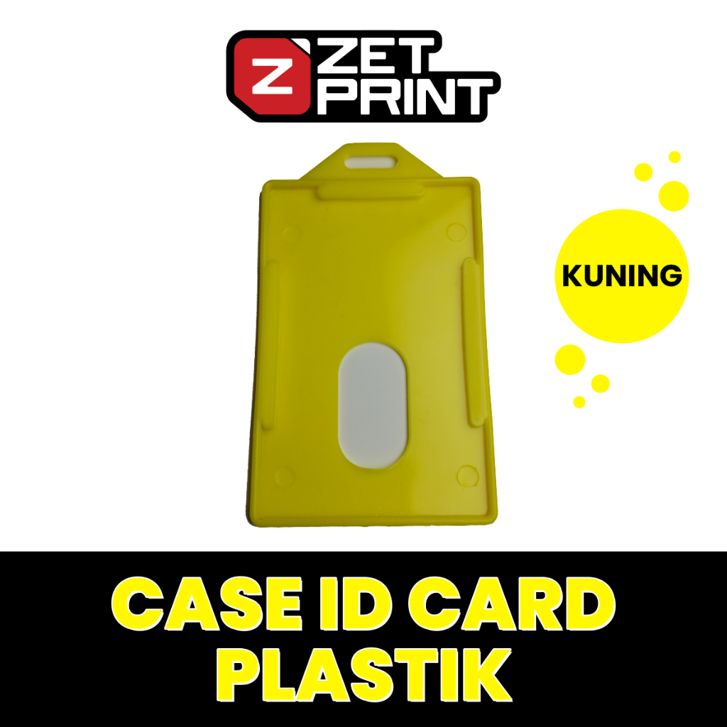 Jual Case Tempat Id Card Plastik Kuning | Shopee Indonesia