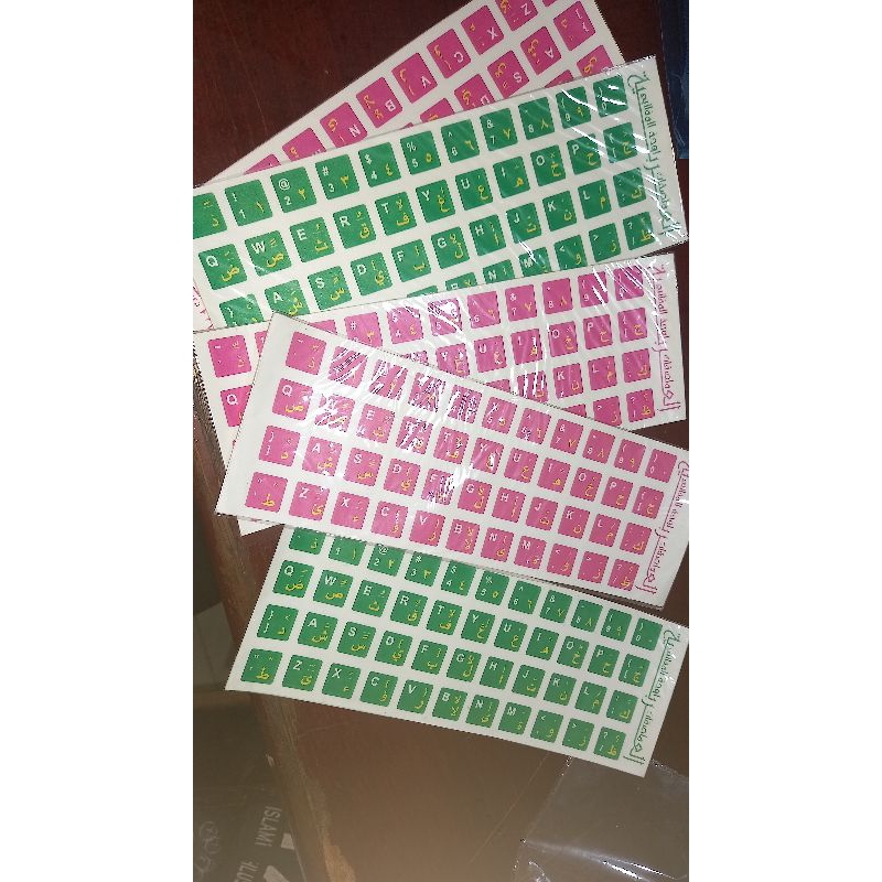 Jual stiker keyboard arabic laptop/komputer | Shopee Indonesia