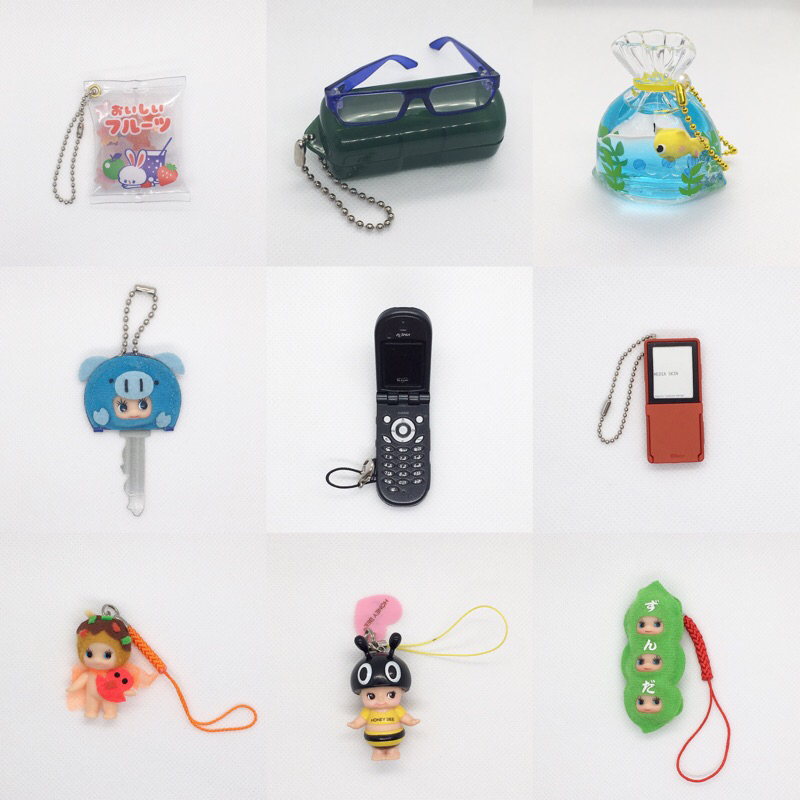 Jual Trinkets/ Food Keychain | Kacamata Keychain | Aquarium Keychain ...