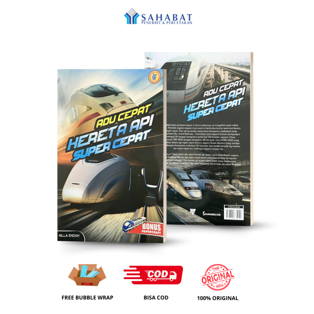 Jual Buku Anak Bergambar Mengenal Kereta Api Bonus Papercraft | Shopee Indonesia