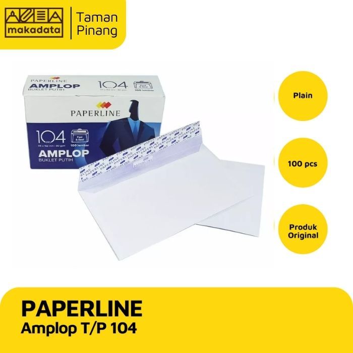 Jual ENVELOPE / AMPLOP PAPERLINE 104 (1 PAK) | Shopee Indonesia