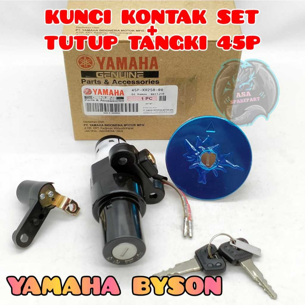 Jual Kunci Kontak Set + Tutup Tangki 45P Asli original Motor Yamaha ...