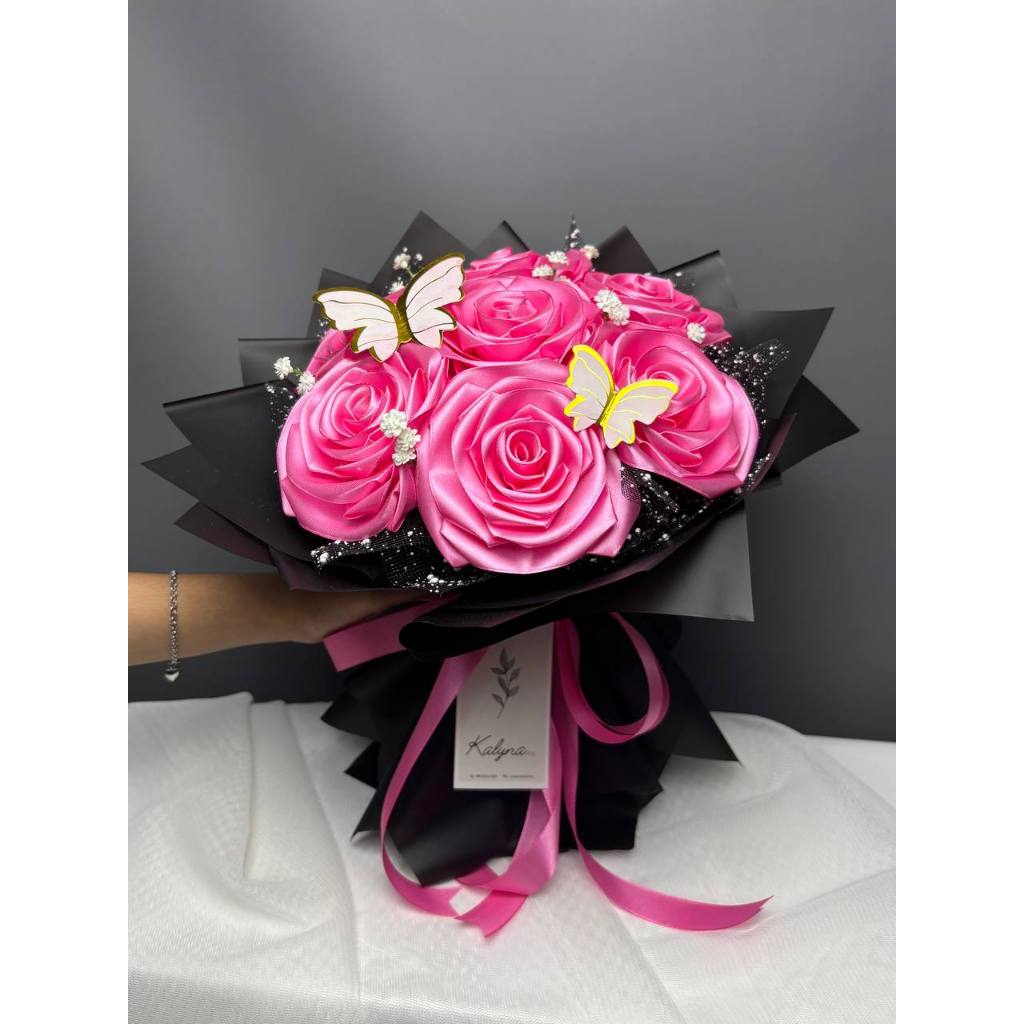 Jual ( READY STOCK) Bouquet Bunga Satin | Buket Bunga Artificial ...