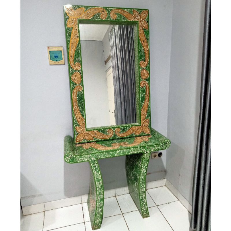 Jual MEJA RIAS TEMPEL KACA/ MEJA RIAS MOZAIK | Shopee Indonesia
