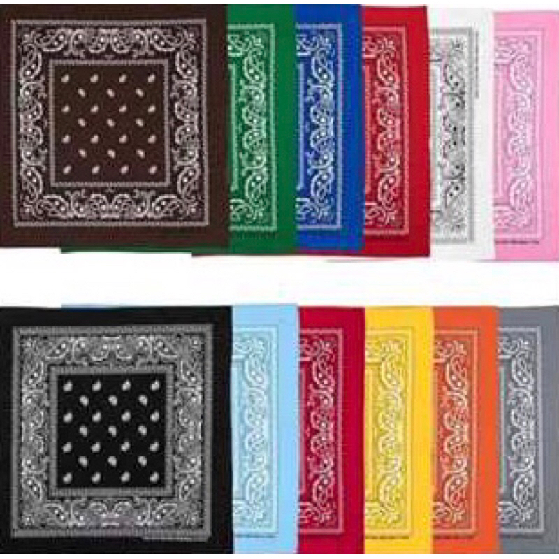 Jual Slayer Motif Hitam Bandana Jambore Multifungsi Material Rayon ...