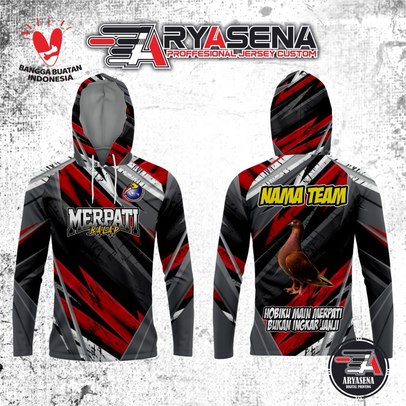 Jual jersey merpati balap custom desain | Shopee Indonesia