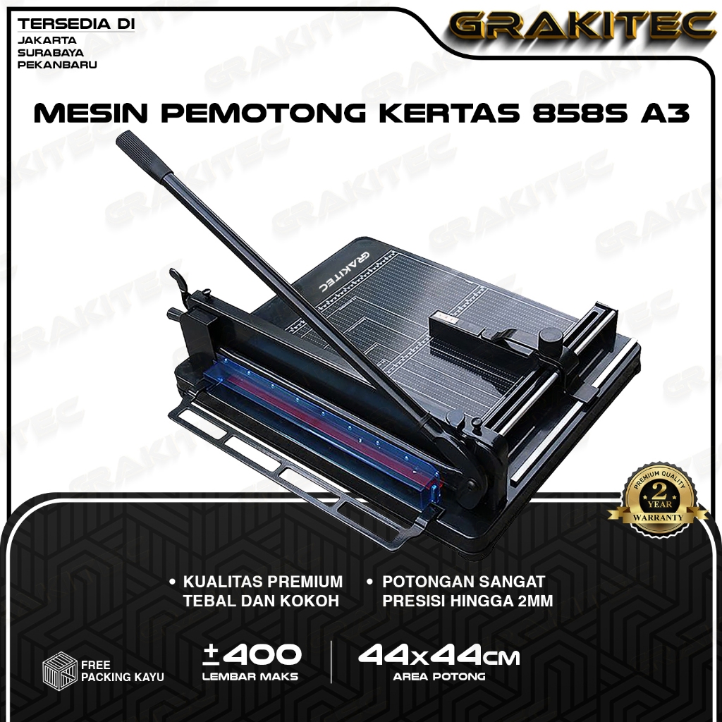 Jual Mesin Pemotong Kertas 1 Rim A3 858 Kualitas Super Premium Tersedia