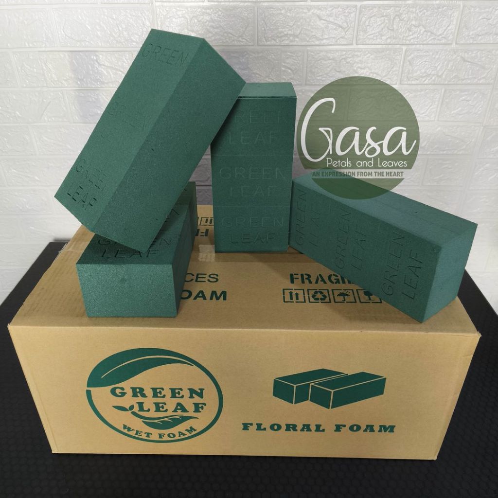 Jual GREEN LEAF - Oasis Busa Basah / Wet Floral Foam - Kemasan Dus isi ...