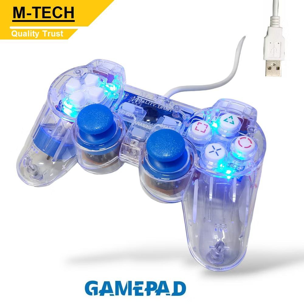 Jual Bbd* Gamepad Single Getar / Joystick Computer PC/Laptop Transparan ...