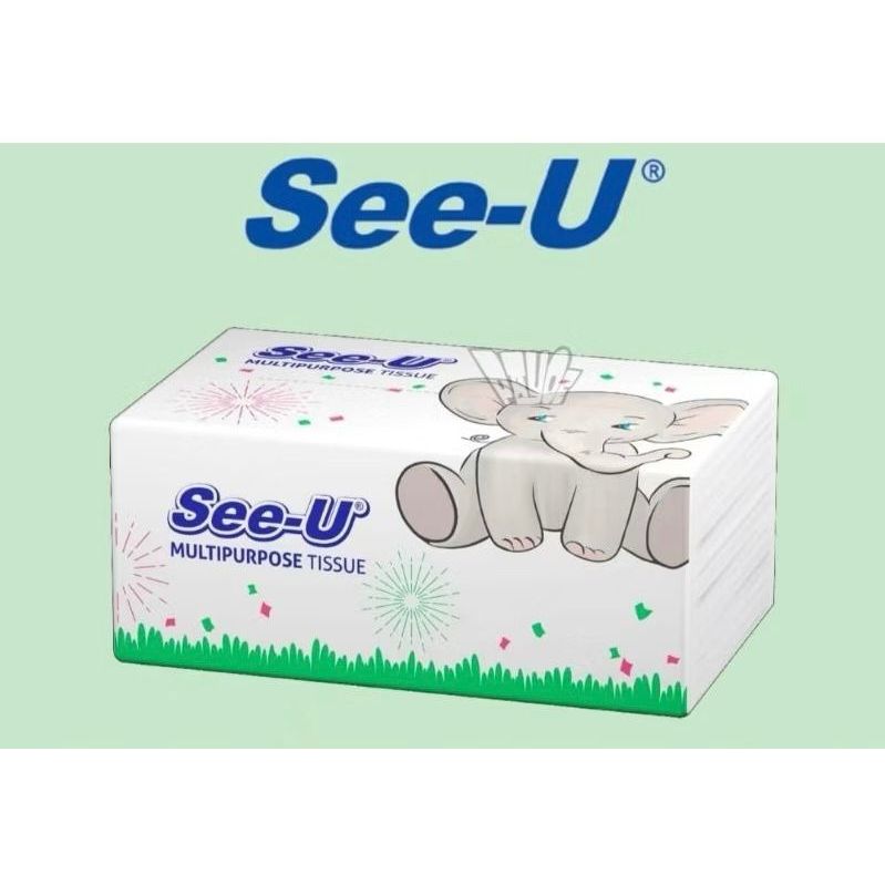 Jual Tissue SEE-U Multipurpose 160s / See-U EXTRA SIZE LEBIH BESAR ...