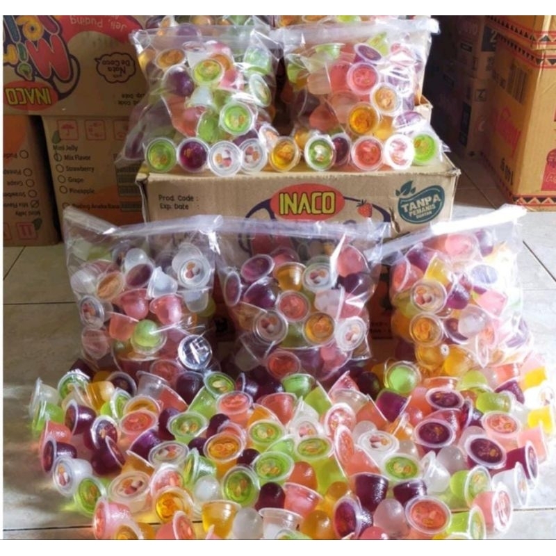 Jual agar-agar inaco ,inaco mini jely sebungkus isi 50 pics | Shopee ...