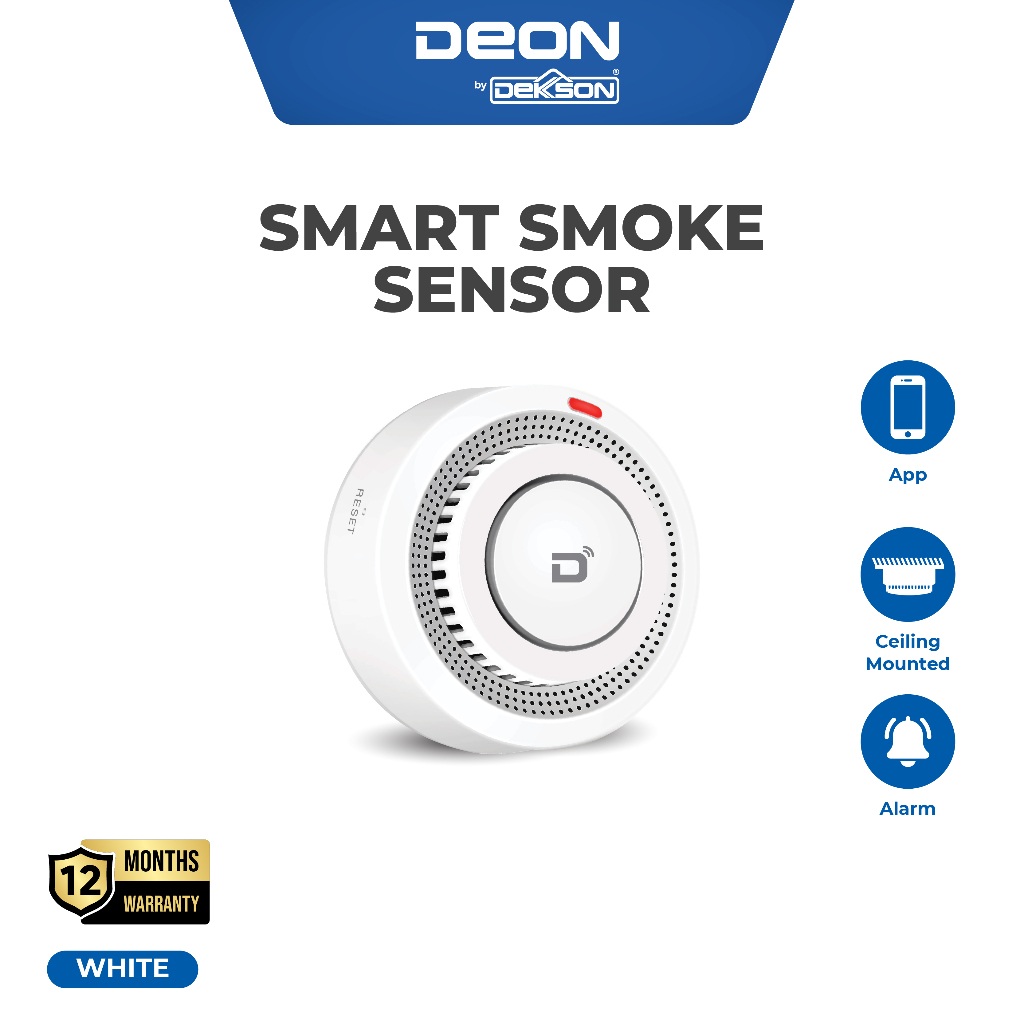 Jual DEON Sensor Asap - Smart Smoke Sensor | Shopee Indonesia
