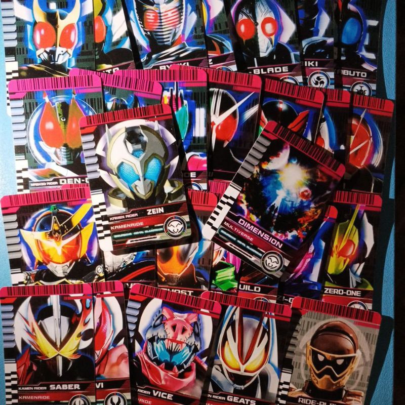 Jual Custom/Recast NON ORIGINAL DECADE (ZEIN) Basic Form Rider Cards ...