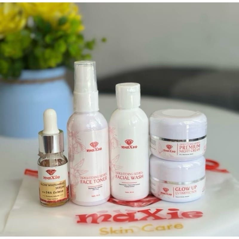 Jual Paket Terbaru Maxie 6 in 1 MAXIE Paket Lengkap Serum dna Salmon ...