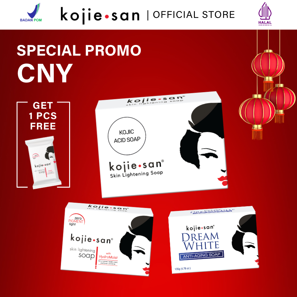 Jual SPECIAL LIVE !! KOJIE SAN BOGOF PAKET DUO FREE KOJIC ACID 45GR ...