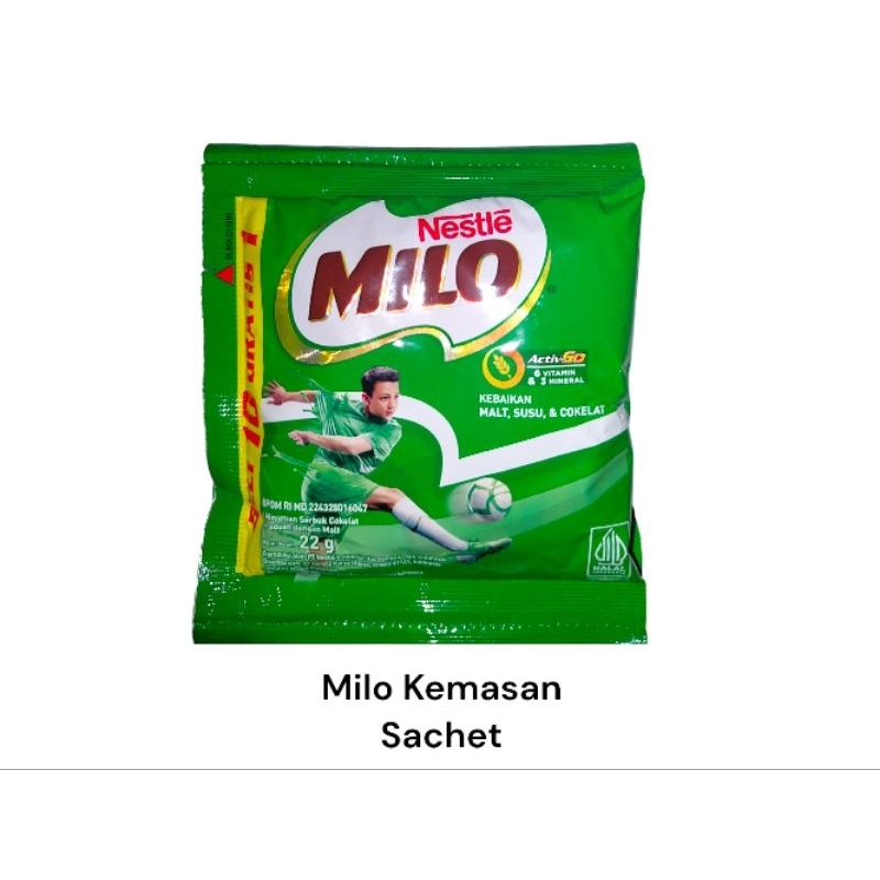 Jual MILO ACTIV-GO|Milo Renceng 22 gr 10 Pcs + 1 Pcs|Milo sachet ...