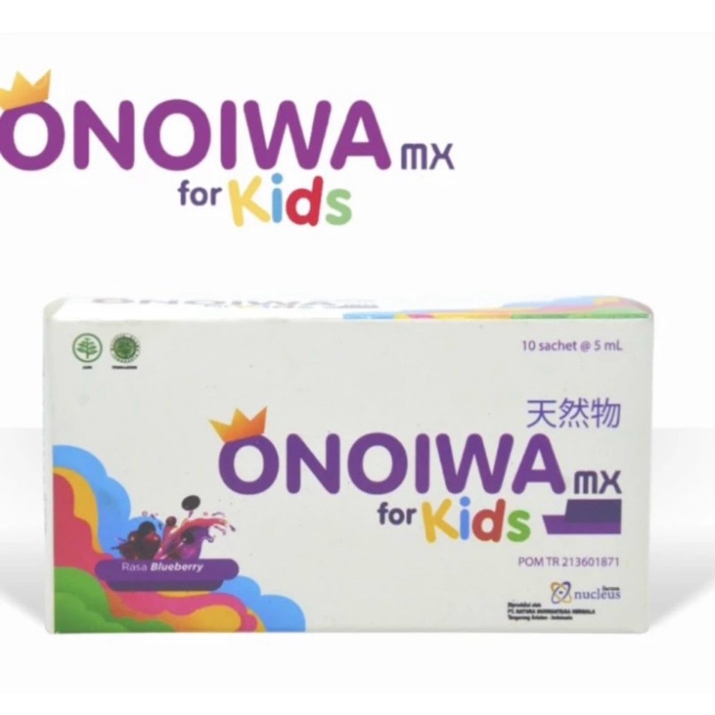 Jual ONOIWA MX FOR KIDS SACH 5 ML SUPLEMEN KESEHATAN - BOX | Shopee Indonesia