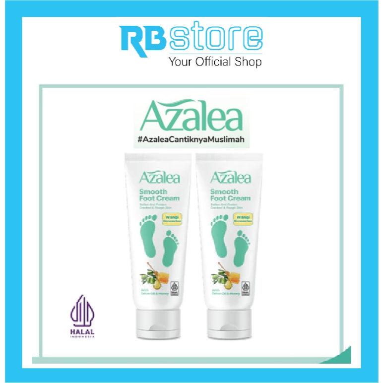 Jual Azalea Smooth Foot Cream - Krim Pelembut Kaki 35gr | Shopee Indonesia