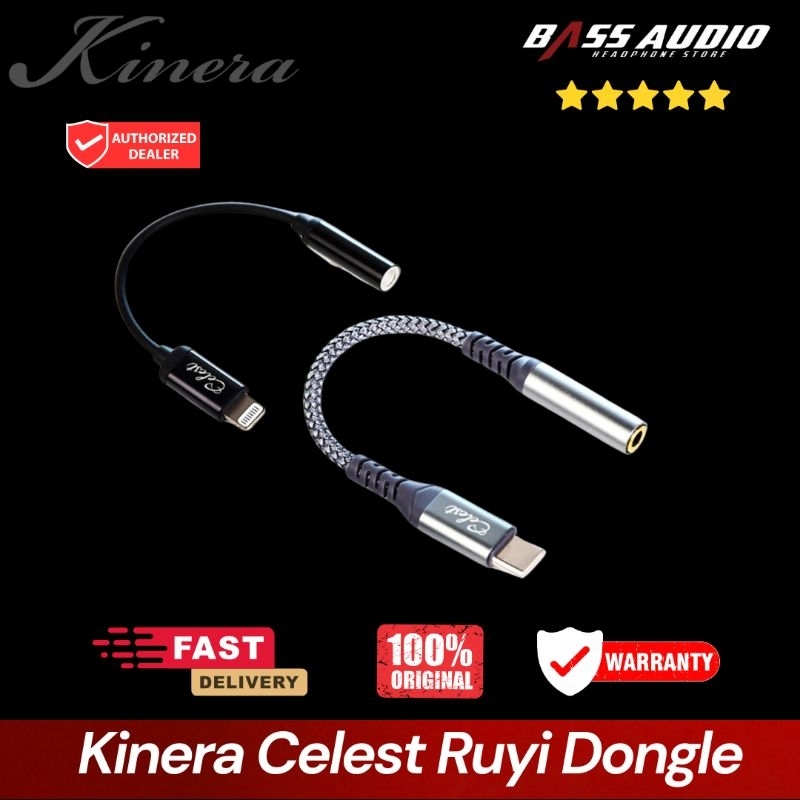 Jual Kinera Celest RUYI USB Type C to 3.5mm / Lightning to 3.5mm Adapter Converter | Shopee ...