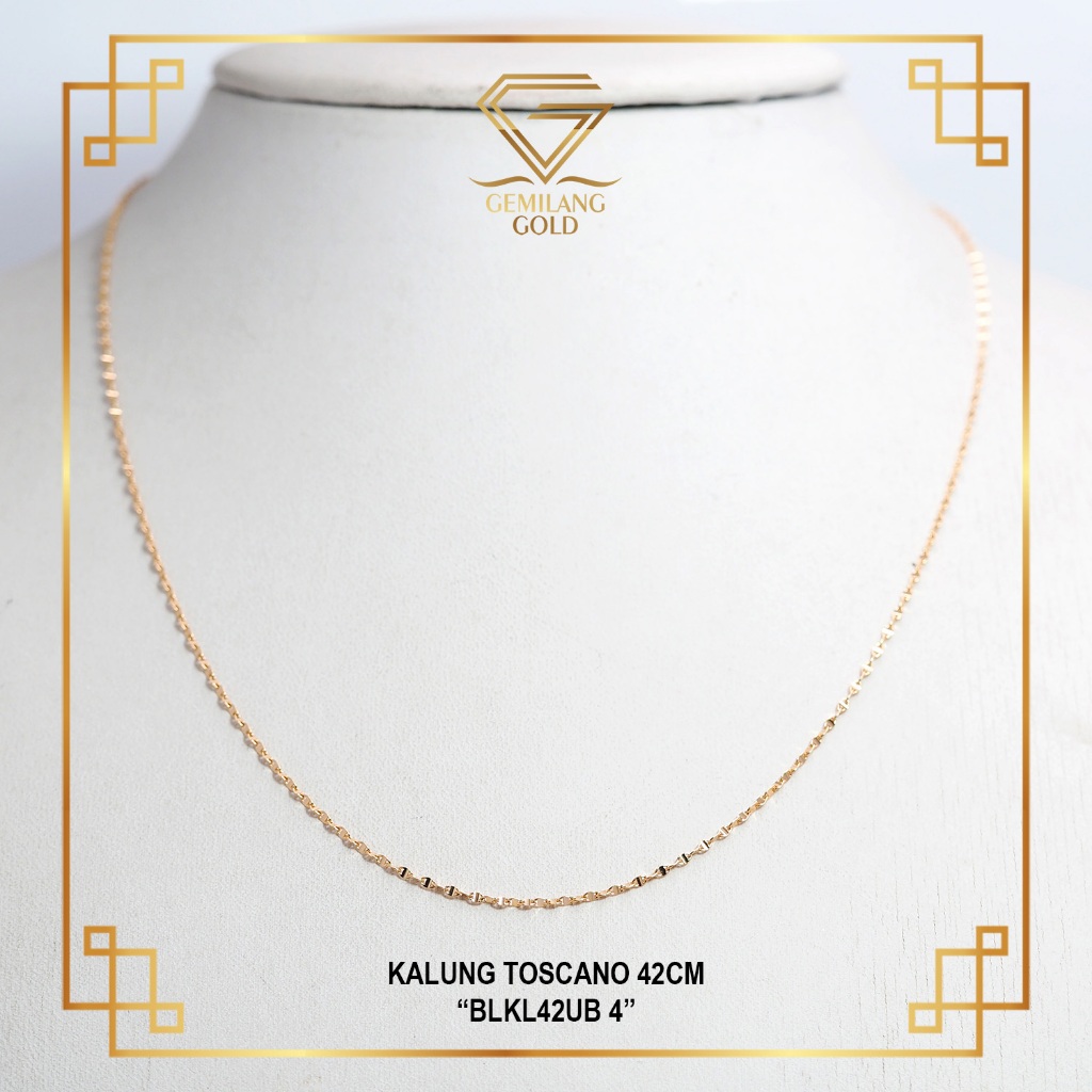 Jual KALUNG EMAS MODEL TOSCANO Dewasa Emas Asli Kadar 9K/420% Yellow ...