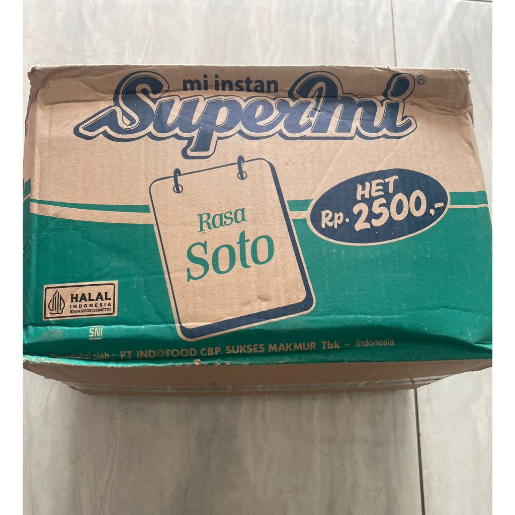 Jual SUPERMIE SOTO 1 DUS ISI 40PCS | Shopee Indonesia