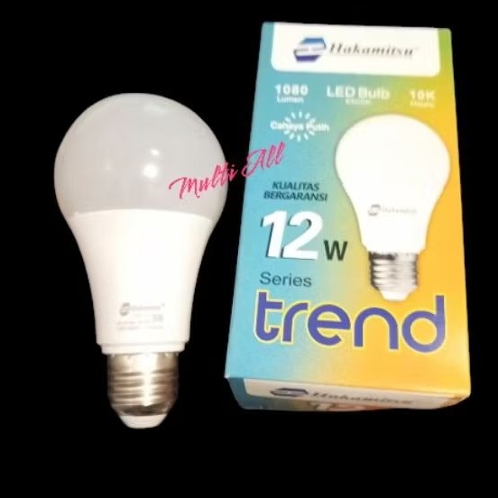 Jual Lampu Led Hakamitsu Trend 12 Watt led bulb garansi lamp bulat bohlam putih 12w | Shopee ...