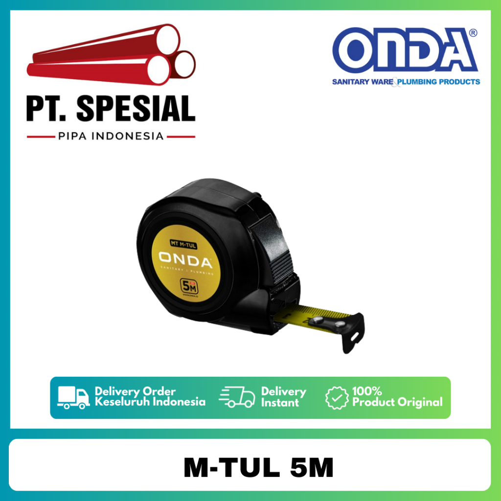 Jual Meteran Onda Otomatis MT M-TUL 5M / Onda Measuring Tape - 06 ...