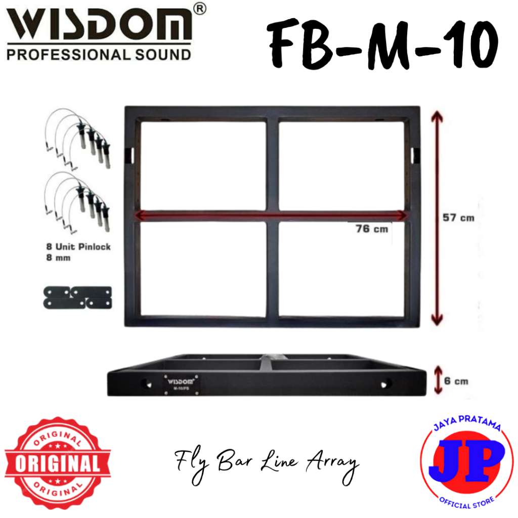 Jual Wisdom Fly Bar Line Array M-10 Gantungan Line Array Wisdom M10 ...