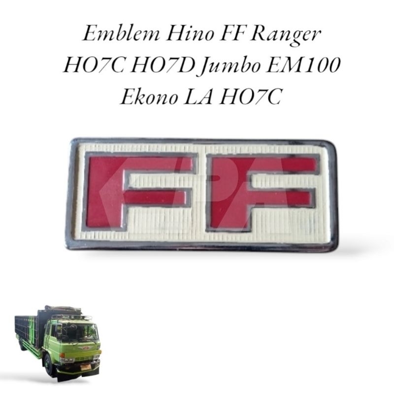 Jual Emblem Hino ranger HO7C HO7D jumbo EM100 Bus FF AK Emblem Econo ...