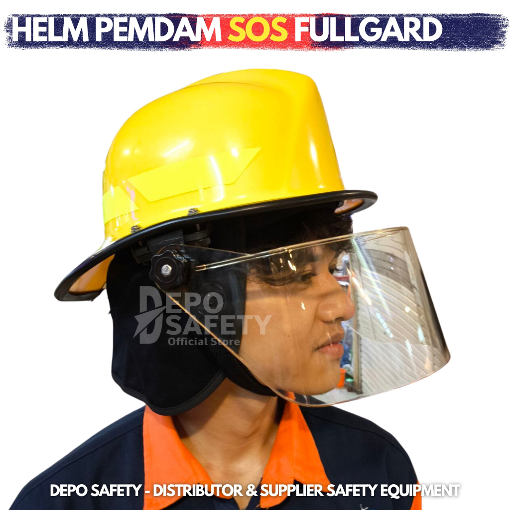Jual HELM PEMADAM SOS FULLGARD WARNA KUNING - SAFETY HELMET FIRE ...