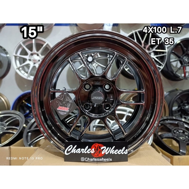 Jual VELG SSW RPF 1 RING 15 BLACKCHROOM | Shopee Indonesia