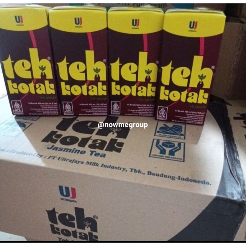 Jual nowme teh kotak 1 dus isi 24 pcs berat satuan teh kotak 300 ml ...