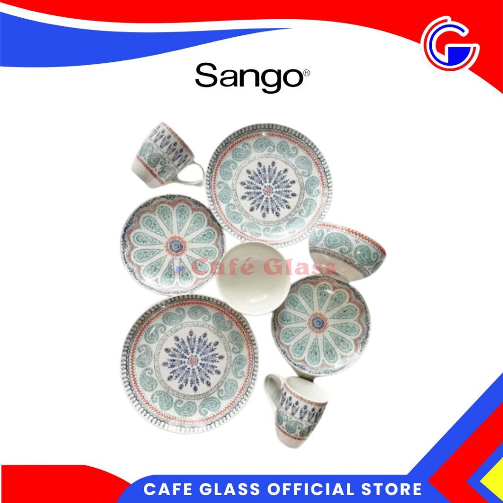 Jual DINNER SET SANGO | PIRING SET KERAMIK | MANGKOK SET KERAMIK | SET ...