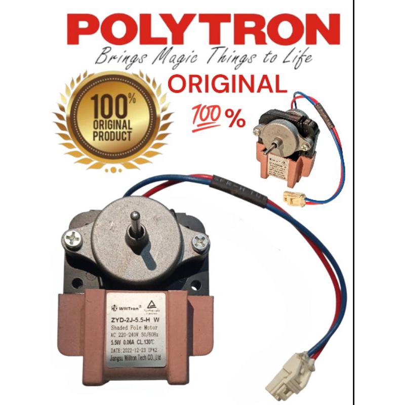 Jual FAN SHOWCASE POLYTRON ORIGINAL | MOTOR FAN SHOWCASE | DINAMO KIPAS ...